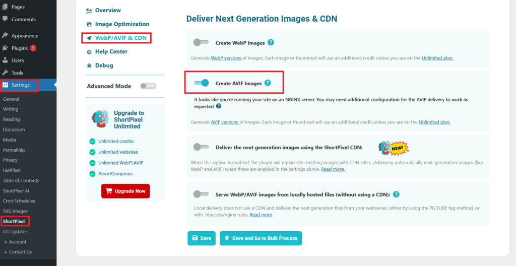 5 Best Ways to Convert JPG to AVIF Images to Save 50% Storage - ShortPixel Blog