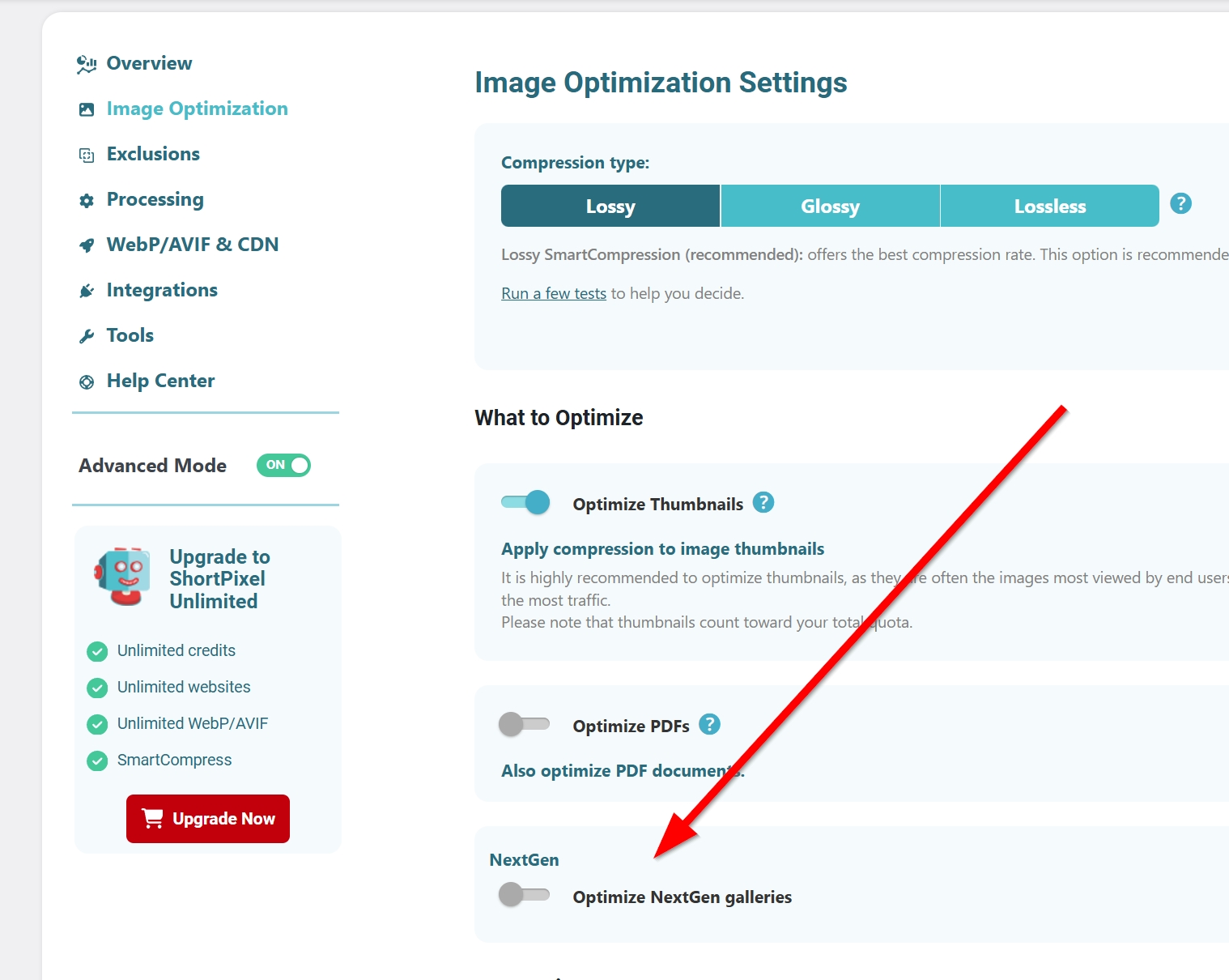 How to optimize your NextGEN galleries with ShortPixel Image Optimizer - ShortPixel Knowledge Base