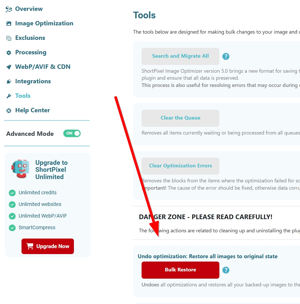 How do I restore my original images? - ShortPixel Knowledge Base