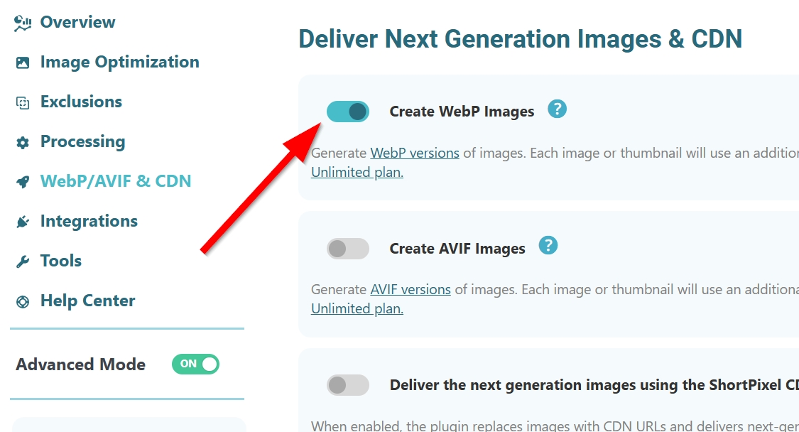 How to create and serve WebP files using ShortPixel Image Optimizer - ShortPixel Knowledge Base